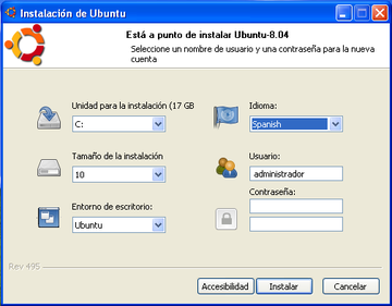 Wubi - Guía Ubuntu