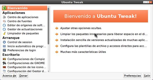 Ubuntu Tweak - Guía Ubuntu