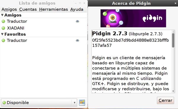 Pidgin - Guía Ubuntu