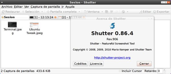 Shutter - Guía Ubuntu